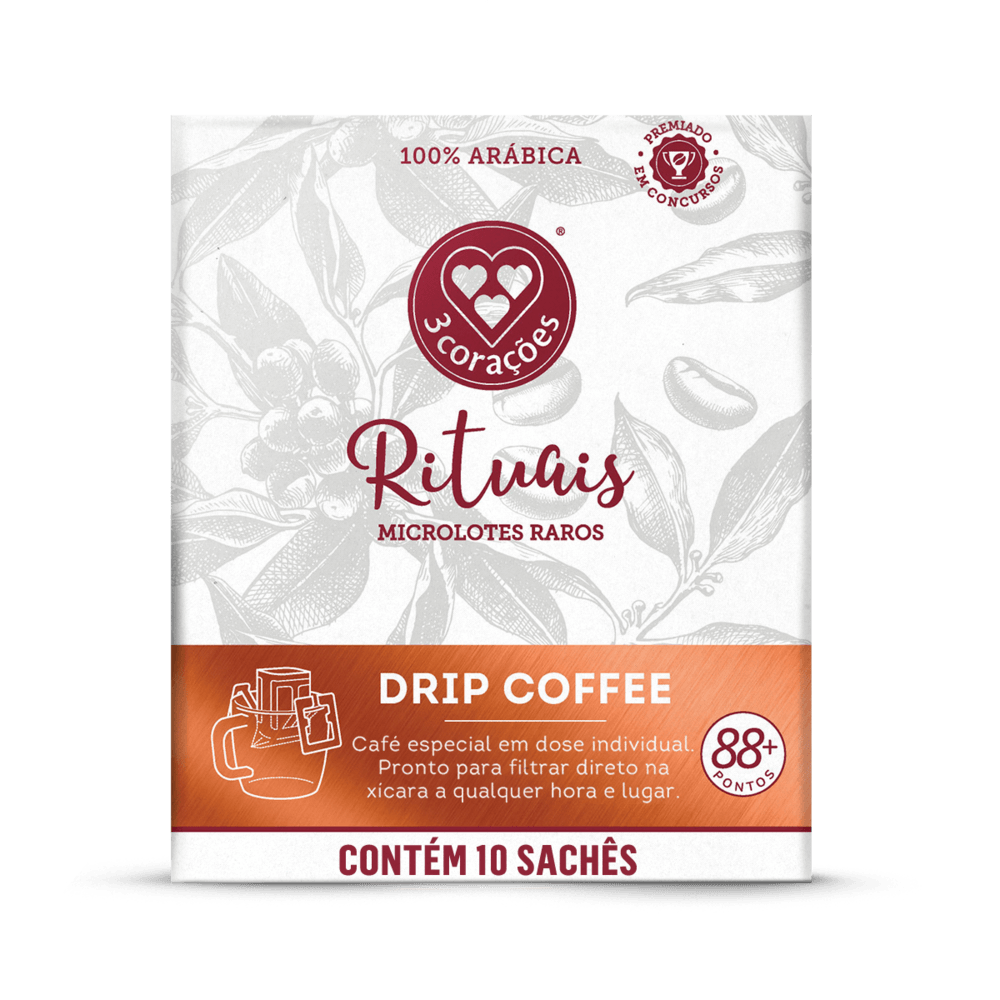 Café em Sachê Torrado e Moído Drip Coffee Filtrado 100% Arábica 3 ...