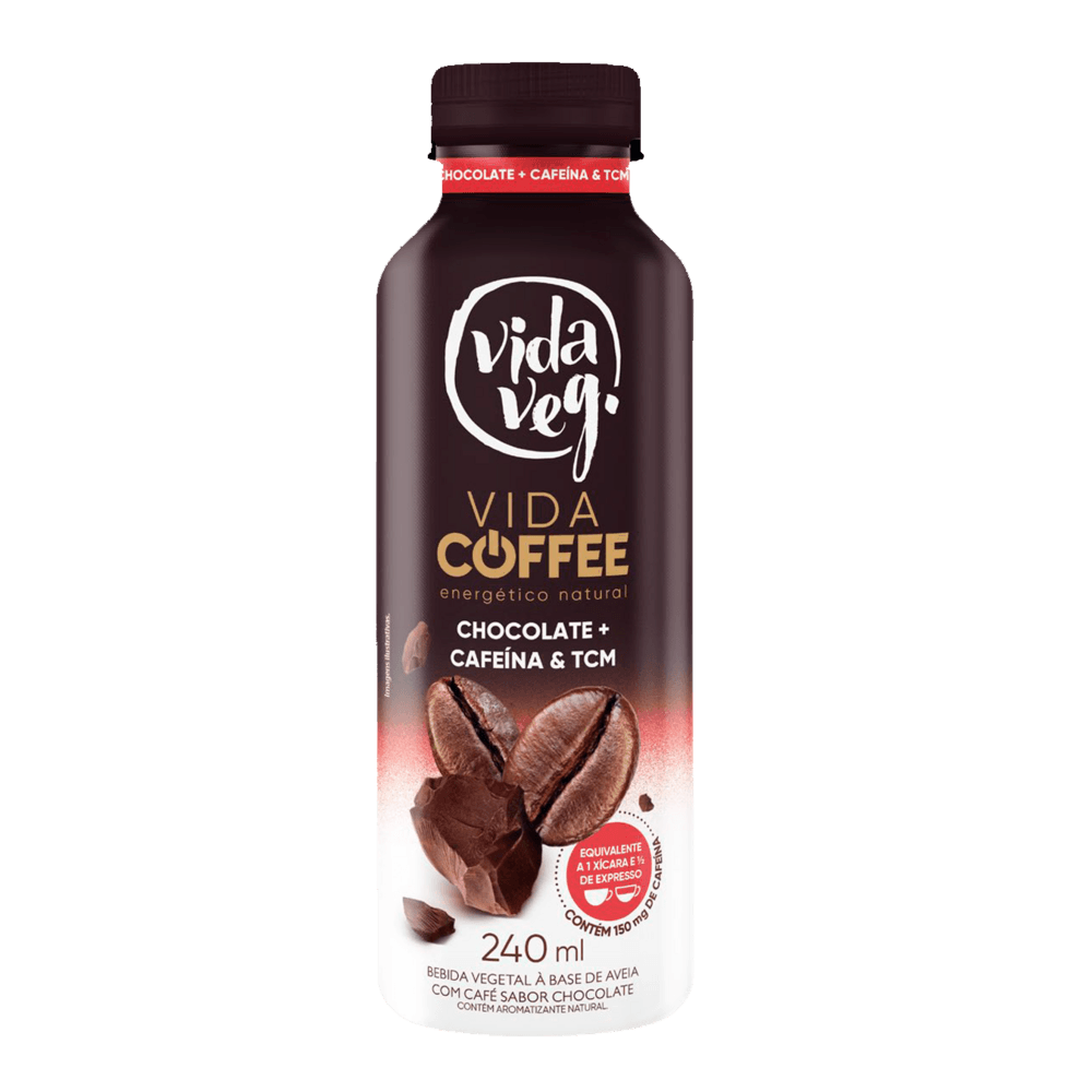 Bebida Energética Vida Coffee Sabor Chocolate Vida Veg 250g