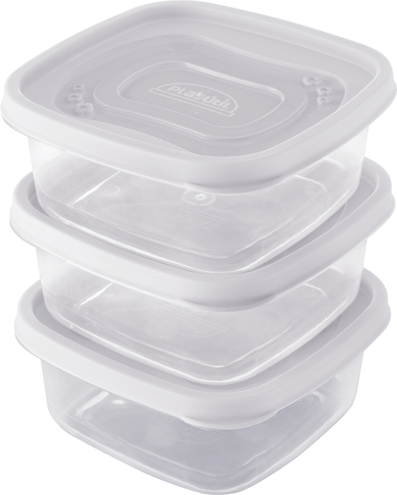 POTE PLAST PLASUTIL 3 PECAS 580ML