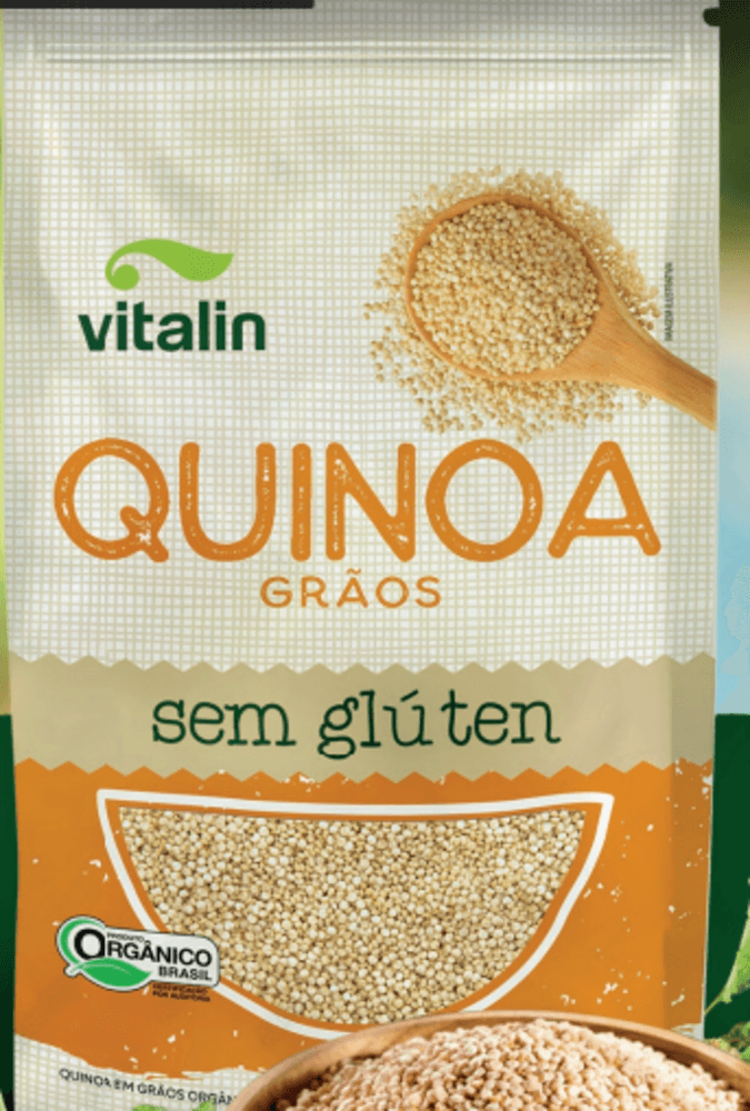 Quinoa em Grãos Integral Orgânica Vitalin Pouch 200g