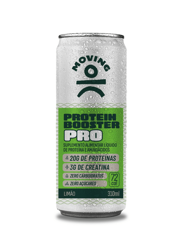 Bebida Protein Booster Moving Pro Limão 310ml