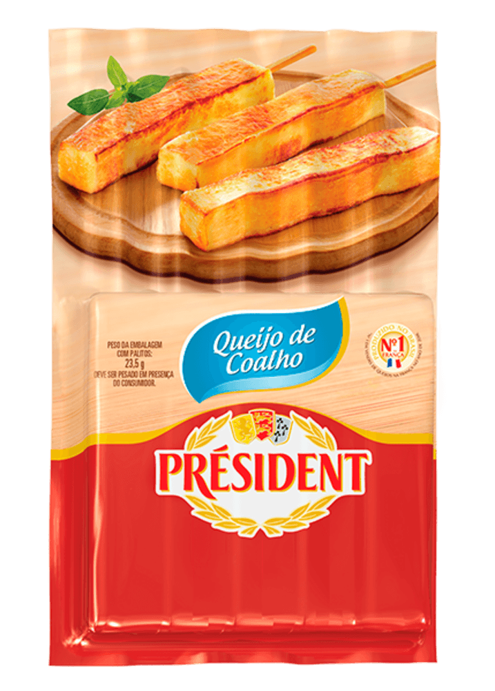 Espetinho Queijo Coalho President 1Kg