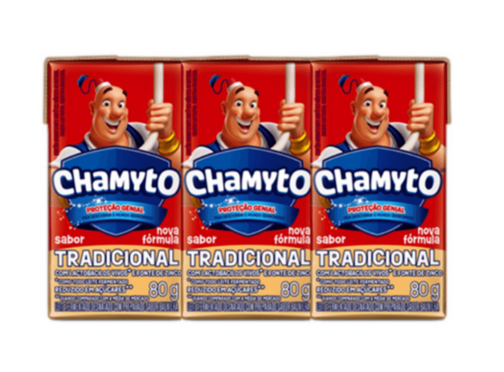 LEITE FERM CHAMYTO TRADICIONAL PACK C/ 6 UN 80G