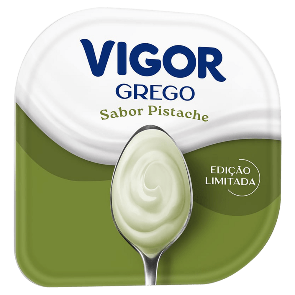 Iogurte Grego Pistache Vigor Pote 90g