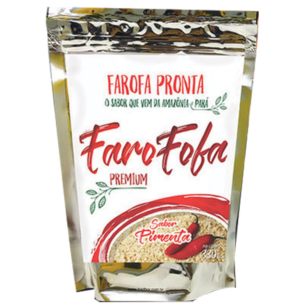 Farofa Pronta Farofofa Pimenta Pacote 330g - Supernosso