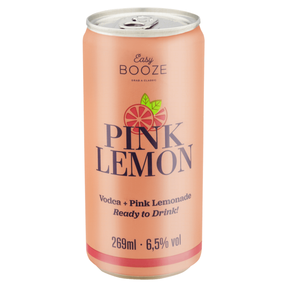 Bebida Mista Alcoólica Gaseificada Vodca + Pink Lemonade Easy Booze ...