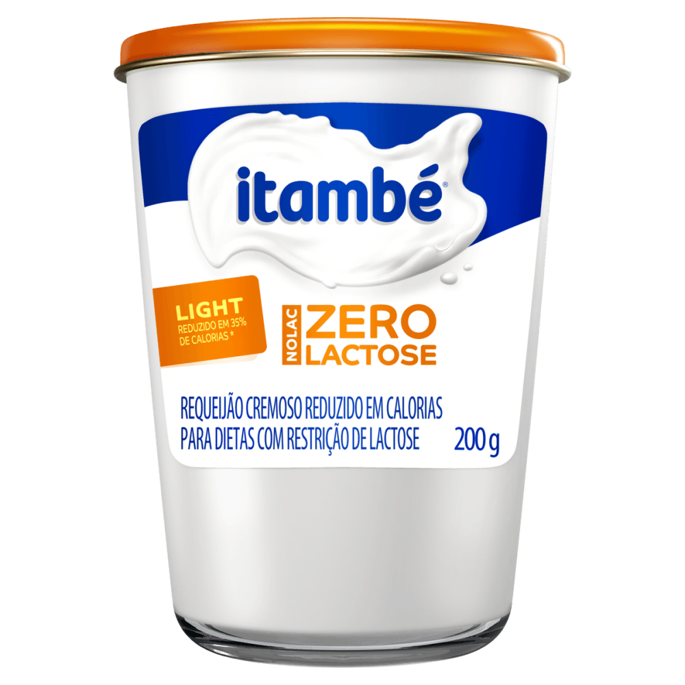 Requeijão Cremoso Light Zero Lactose para Dietas com Restrição de ... Requeijão Cremoso Light Zero Lactose para Dietas com Restrição de ...