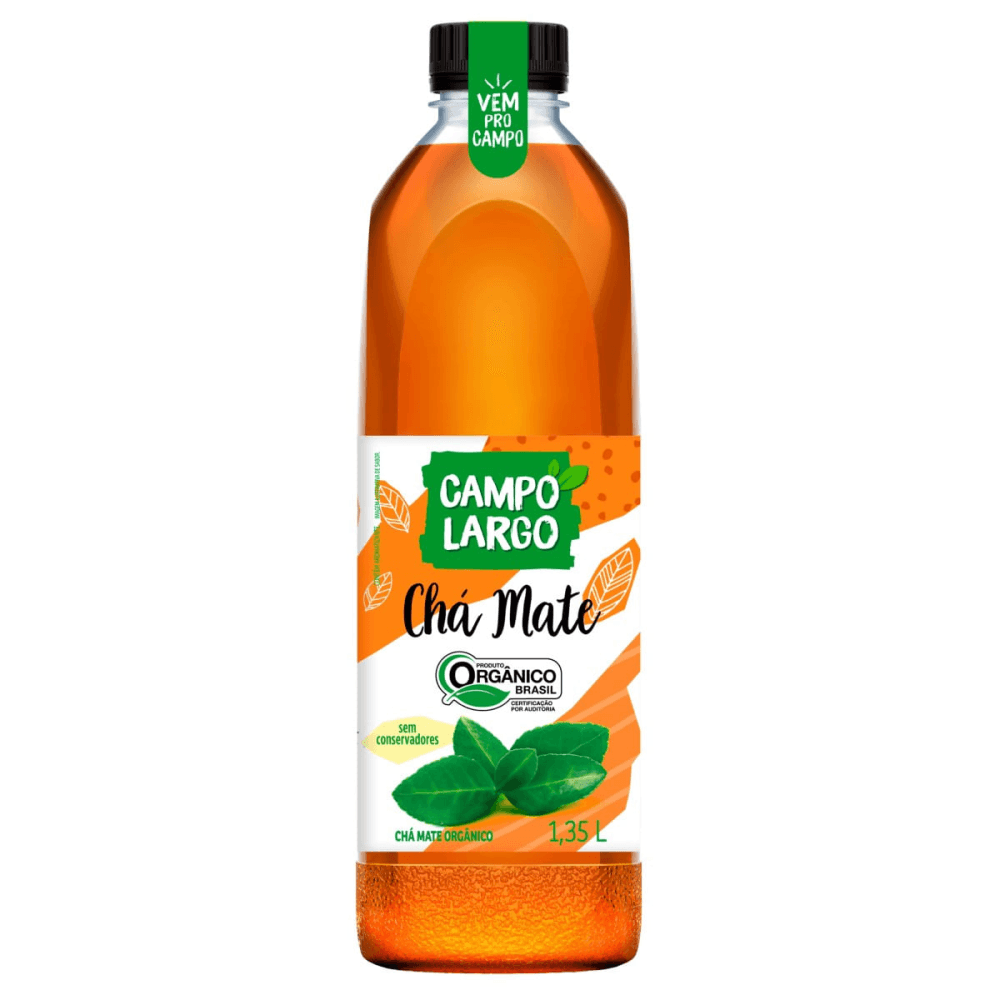 Chá Mate Pronto Orgânico Campo Largo 1,35l