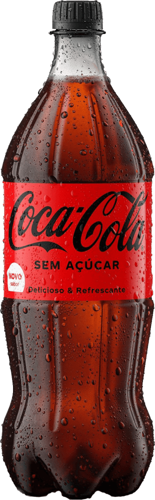 Refrigerante Sem Açúcar Coca-cola Garrafa 1l - Supernosso Refrigerante Sem Açúcar Coca-cola Garrafa 1l - Supernosso