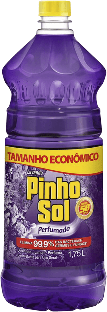 Desinfetante para Uso Geral Perfumado Lavanda Pinho Sol Frasco 1,75l ...