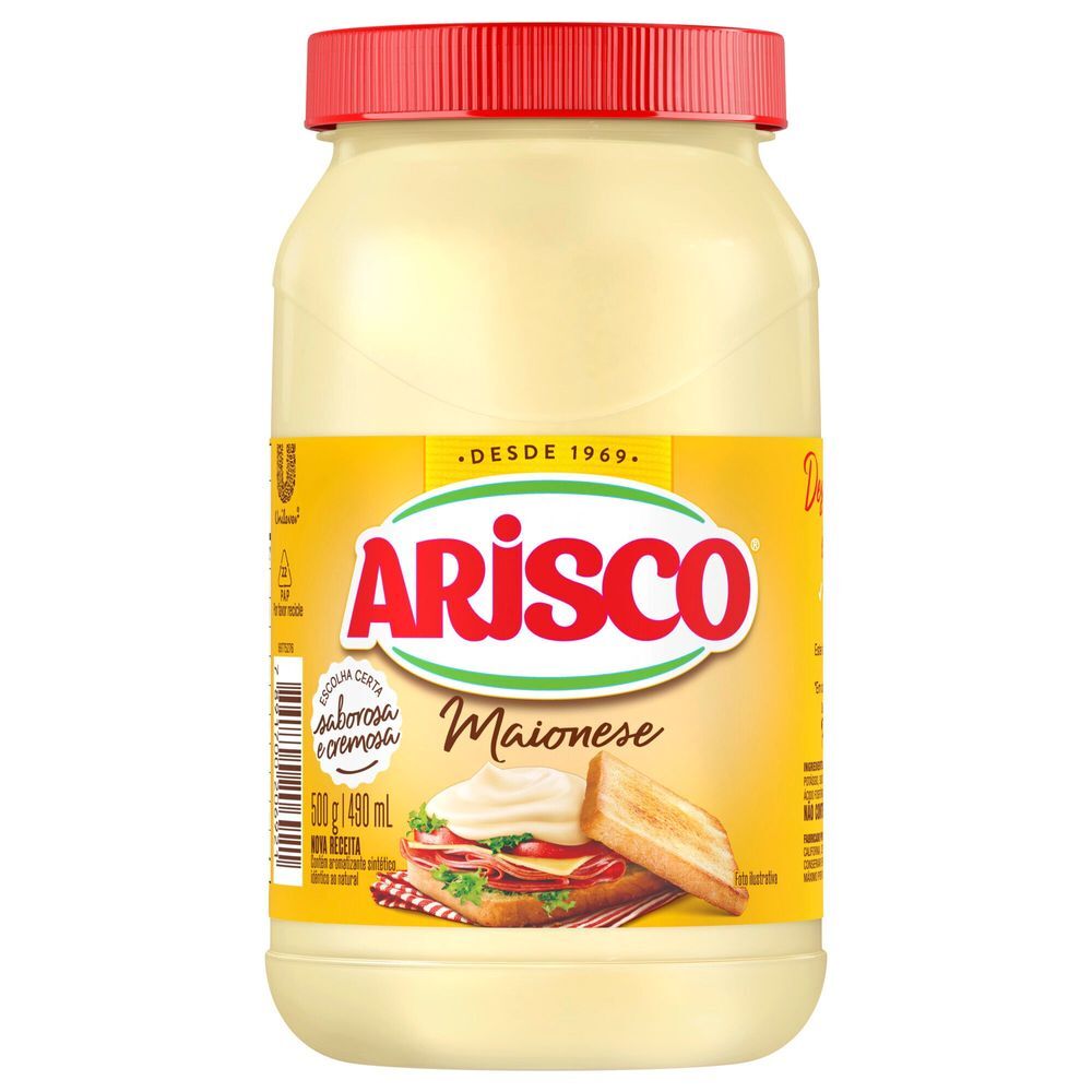 Maionese Arisco Tradicional 500 GR