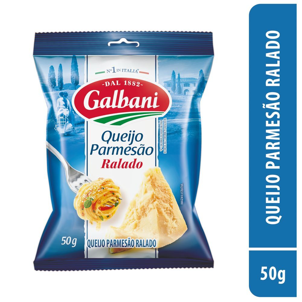 QUEIJO PARMESÃO RALADO GALBANI 50G