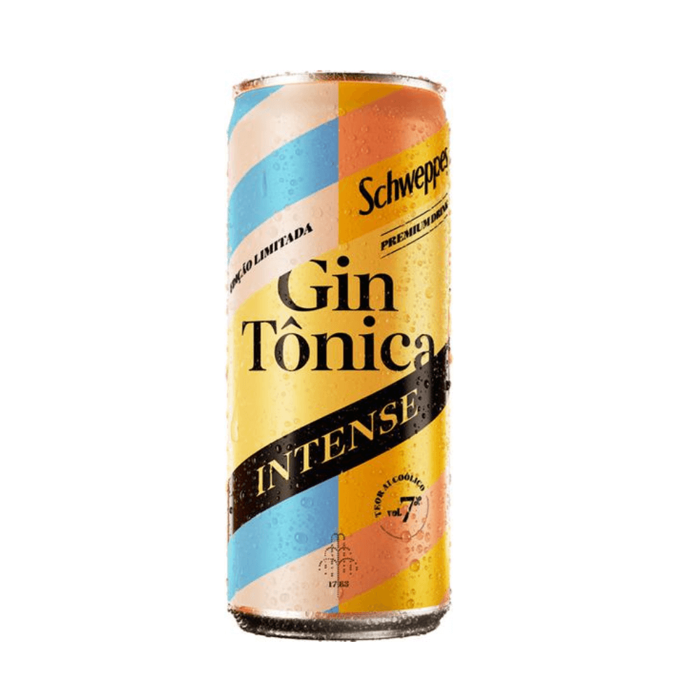 Bebida mista Schweppes Gin Tônica Intense lata 269ml